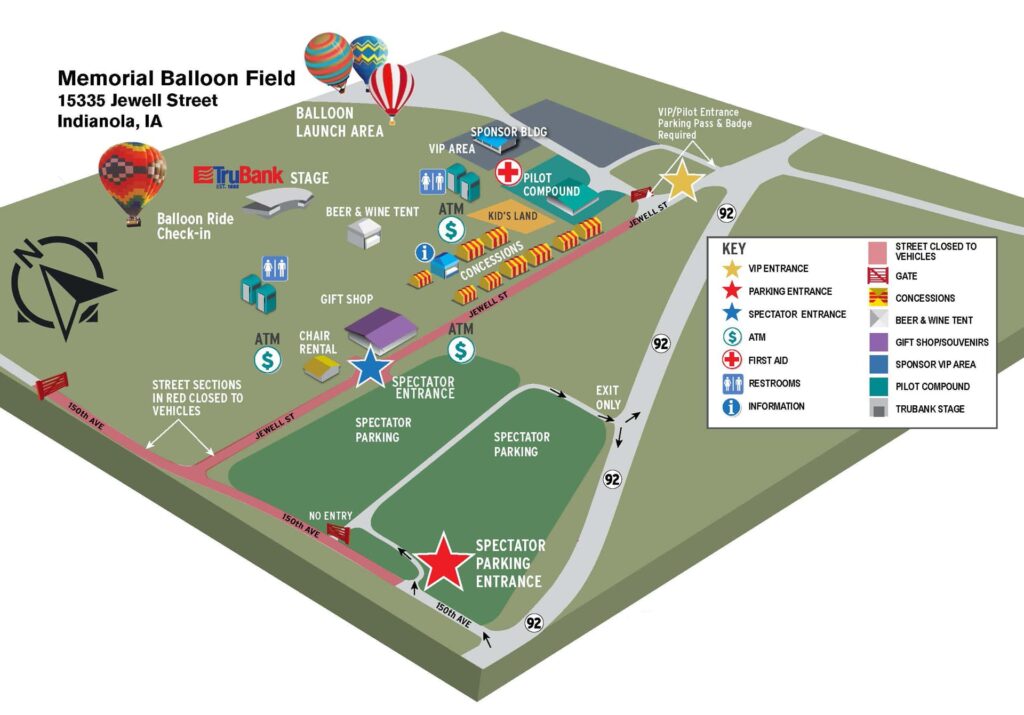 Directions - National Balloon Classic